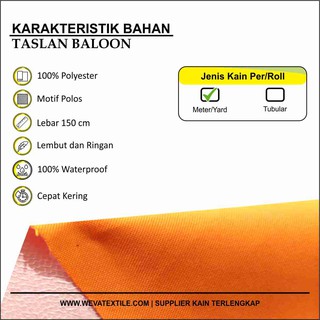 Bahan Kain Jaket Parasut Taslan Baloon Murah | Shopee Indonesia