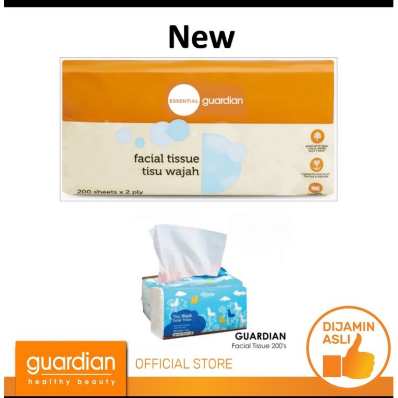 Jual tisu guardian 200sheets (kemasan baru) Indonesia|Shopee Indonesia