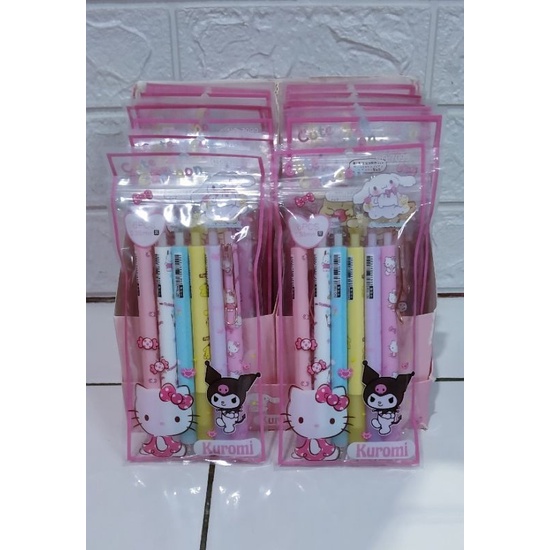 Jual Pulpen cute cartoon KUROMI No - 7099 / 1 pack isi 6 PCS | Shopee ...