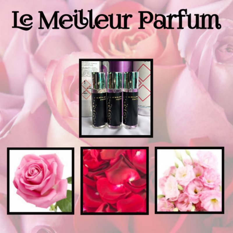 Jual Parfum Mawar 20ml 30ml 50ml Parfume Rose Pria Wanita Tahan Lama ...