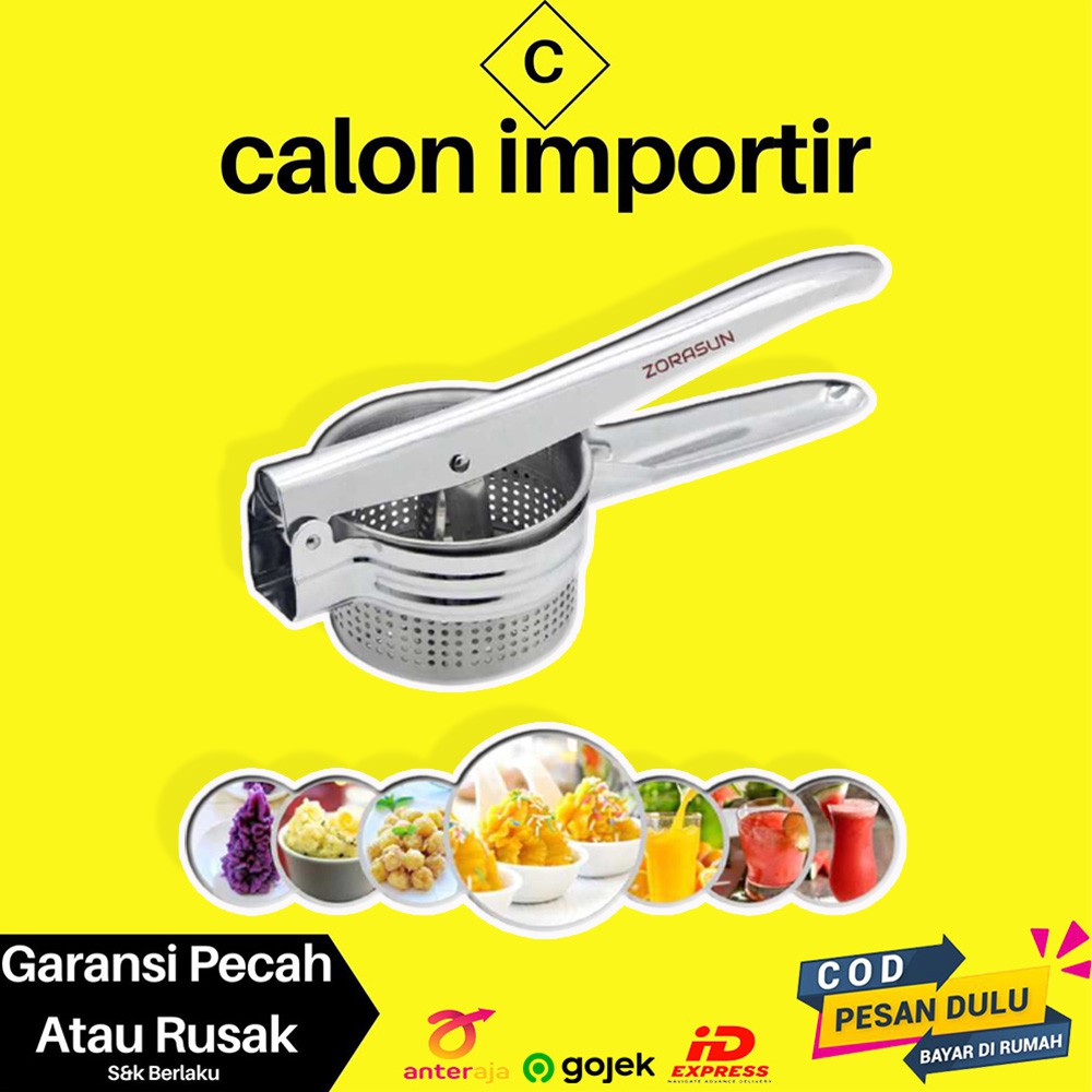 Jual Alat Penumbuk Penghalus Kentang Perkedel Peras Buah Pemeras Jeruk ...