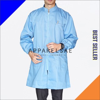 JAS LABORATORIUM KATUN LEMBUT & TEBAL / JAS LAB / BAJU PRAKTIK DOKTER ...
