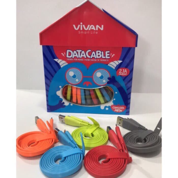 Jual Kabel Data CSM100 Pipih Micro USB | Shopee Indonesia