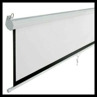 Jual LAYAR PROYEKTOR 100 inch 2 X 1,5M 100in screen projector wall ...