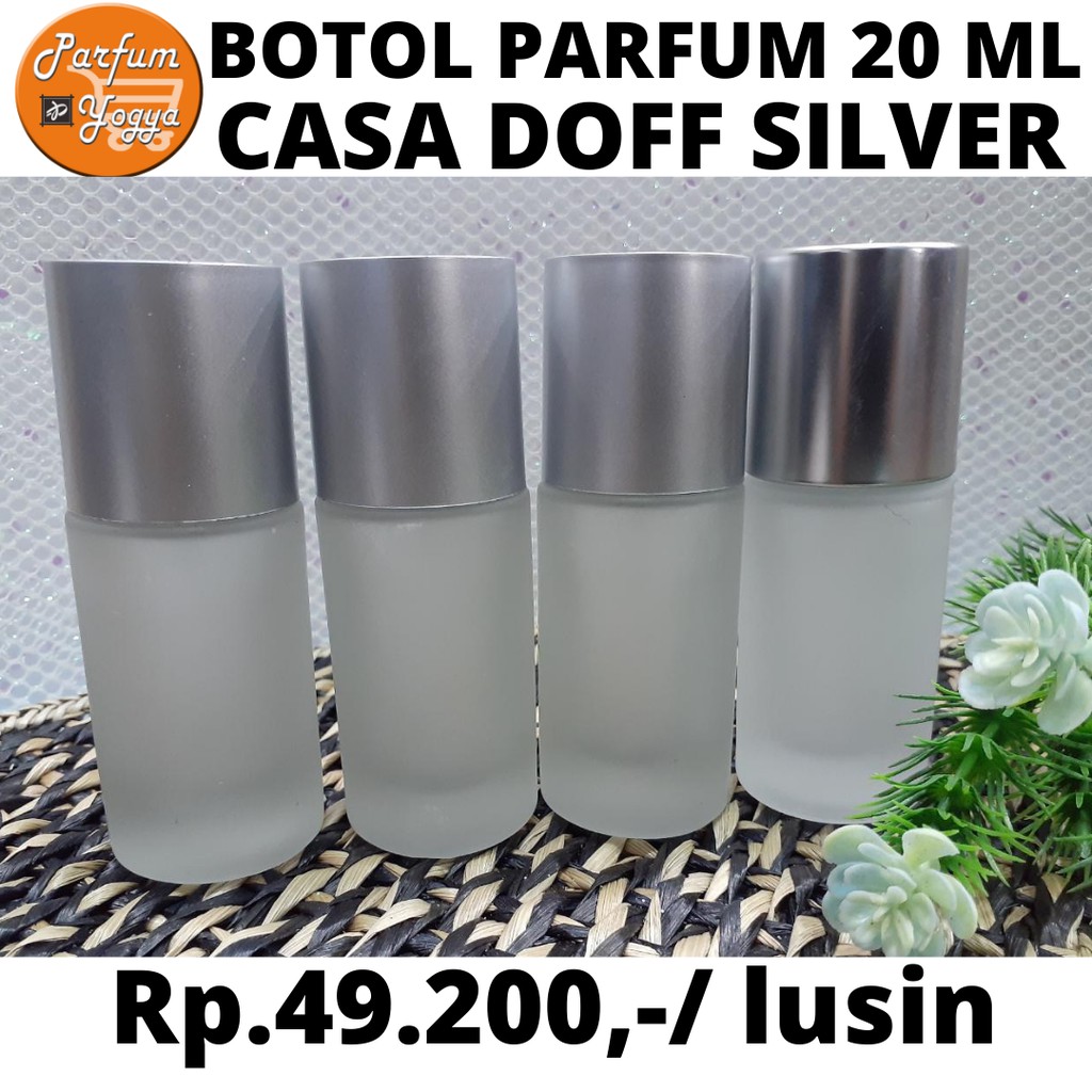 Jual BOTOL PARFUM SPRAY CASA DOFF SILVER 20 ML/ PARFUM JOGJA | Shopee ...