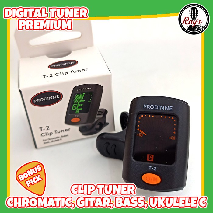 Jual Tuner Gitar Digital Alat Stem Gitar Mini Clip Guitar Tuner Prodinne | Shopee Indonesia