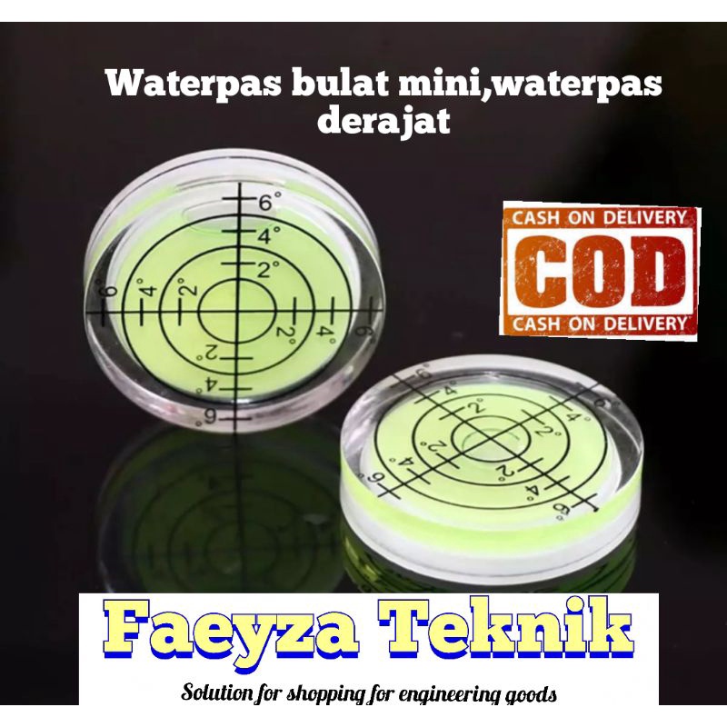 Jual Waterpas Bulat Mini Level Mini Waterpas Derajat Cocok Untuk Alat Bantu Rubah Sudut Klep