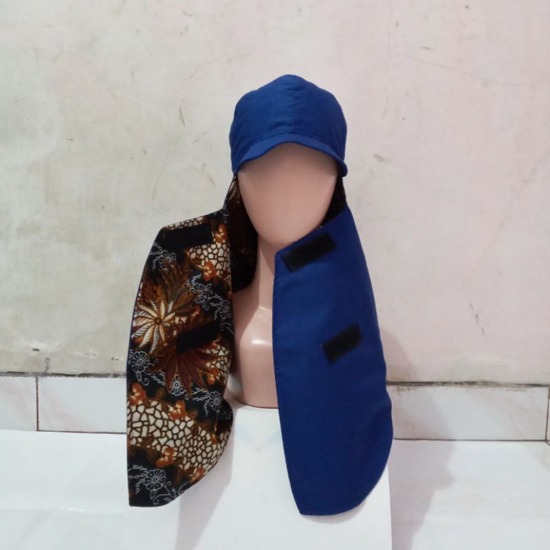 Jual Topi las/ topi welder/krepus proyek | Shopee Indonesia