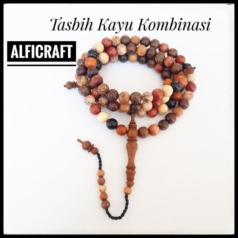 Jual Tasbih Kayu / Tasbih / Tasbih Kayu Bertuah 14 Jenis kayu By ...