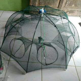 Jual Jaring perangkap ikan Bubu payung 8 lubang | Shopee Indonesia