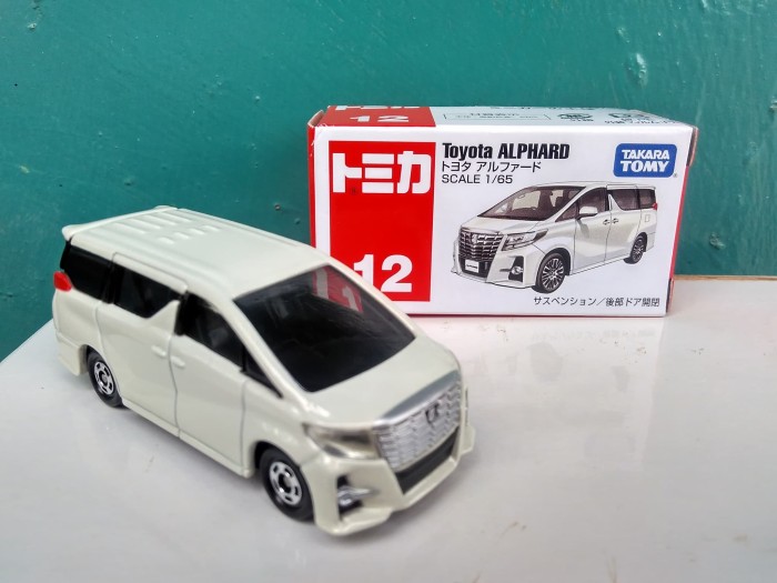 Jual Tomica No 12 Toyota Alphard Putih Miniatur Mobil Diecast Takara Tomy cocok untuk koleksi ...