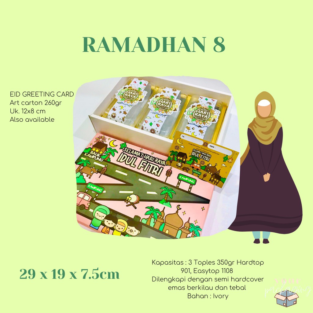 Jual Box Idul Fitri / Kemasan Kue Lebaran / Packaging Lebaran Idul ...