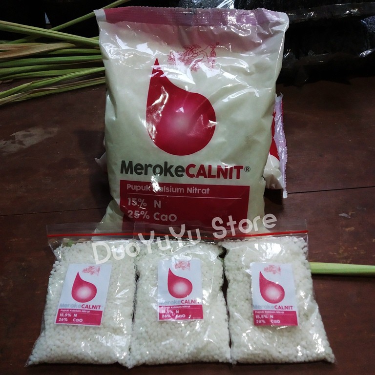 Jual Pupuk Meroke CALNIT Repack 100 Gram - Pupuk Kalsium Nitrat ...