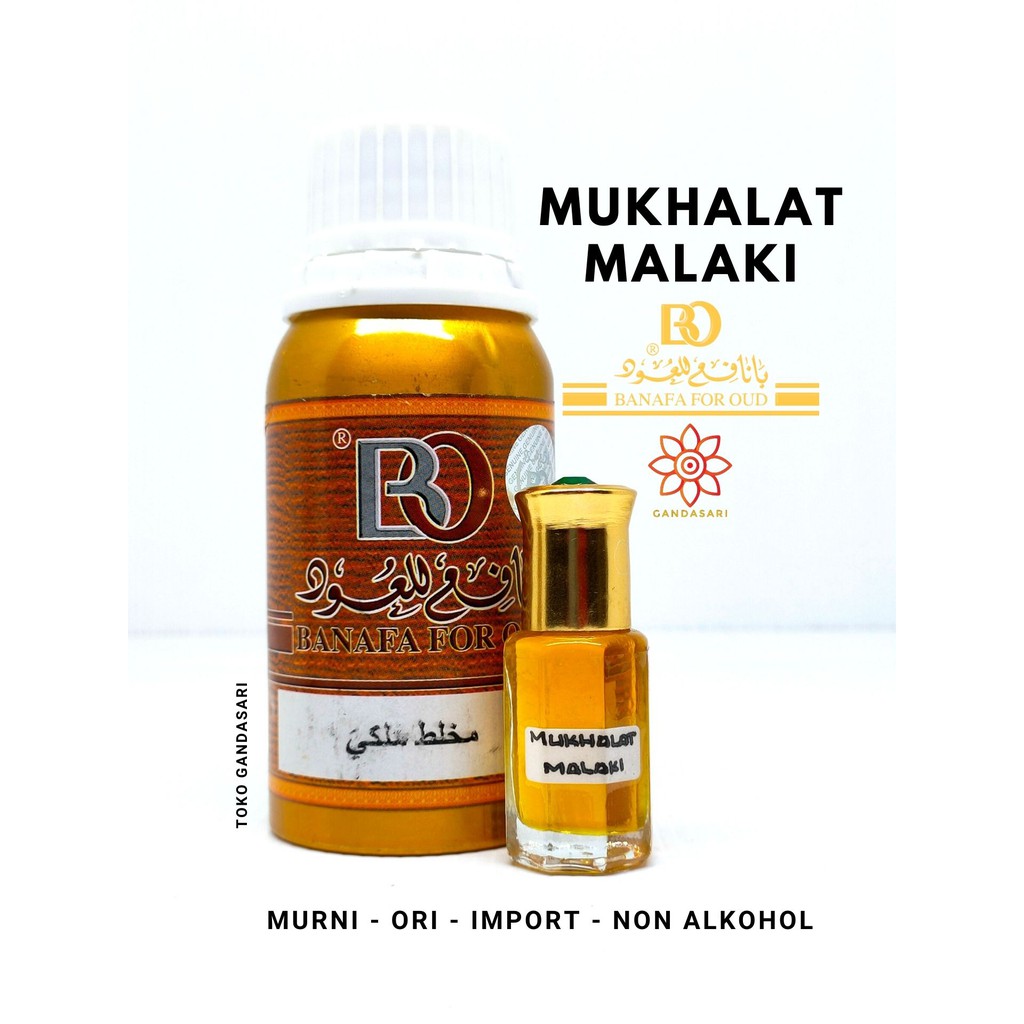 Jual Bibit Parfum BO BANAFA For OUD MUKHALAT MALAKI mukholat maliki IMPORT Arab Saudi Non ...