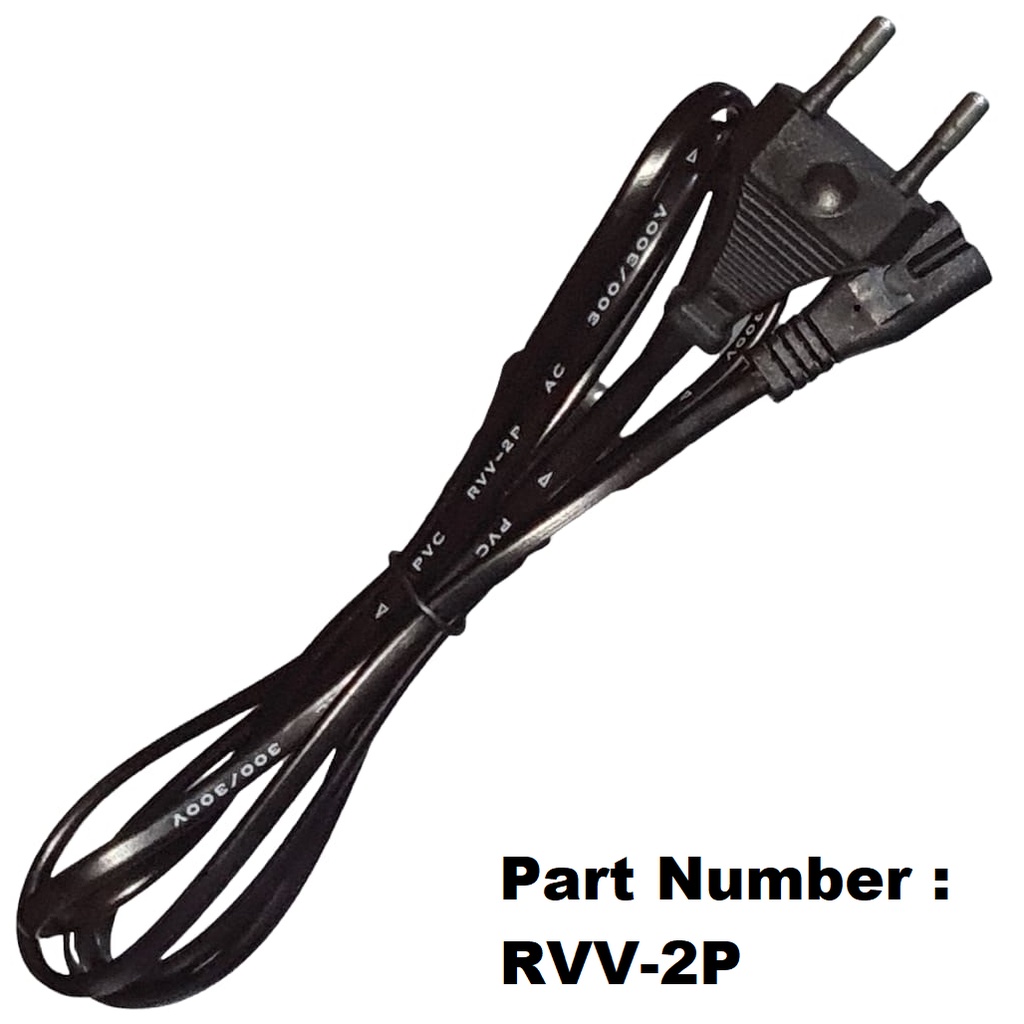 Jual KABEL LISTRIK AC POWER JACK ANGKA 8 COLOKAN ADAPTOR PRINTER LAMPU ...