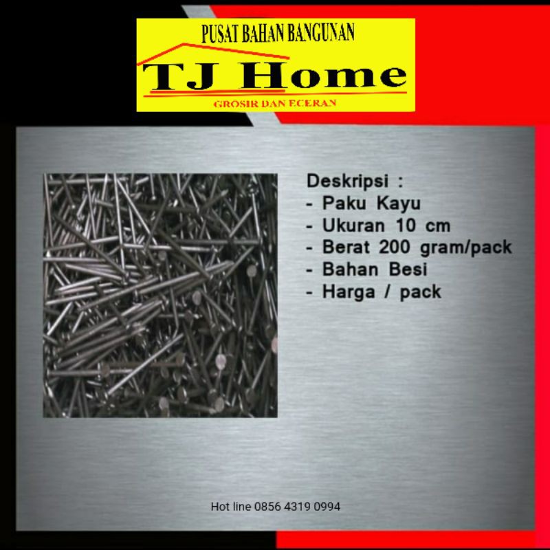 Jual Paku Kayu Triplek 4" Inch 10 CM 200 Gram | Shopee Indonesia