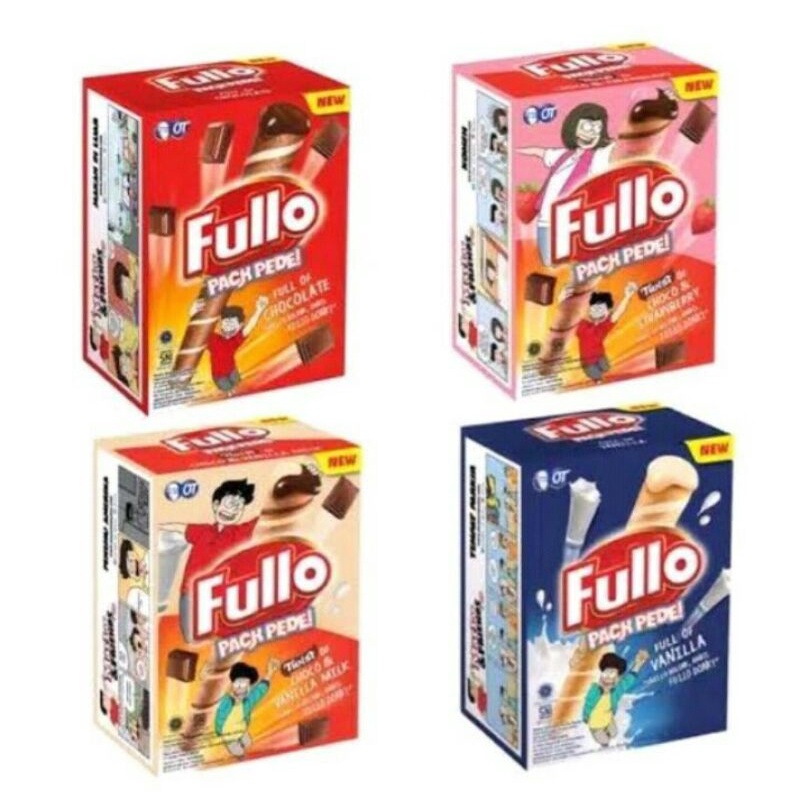 Jual Fullo Coklat Vanilla 1pak (isi 24) | Shopee Indonesia