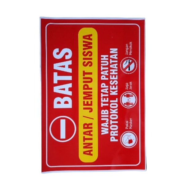 Jual Poster Batas Antar Jemput Siswa Sekolah | Shopee Indonesia
