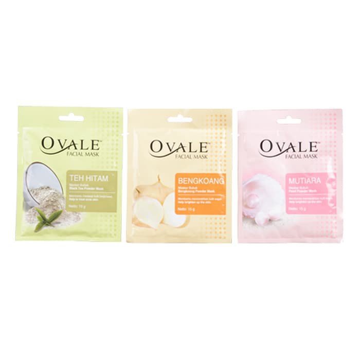 Jual Ovale Face Mask Powder Sachet 15gr | Shopee Indonesia