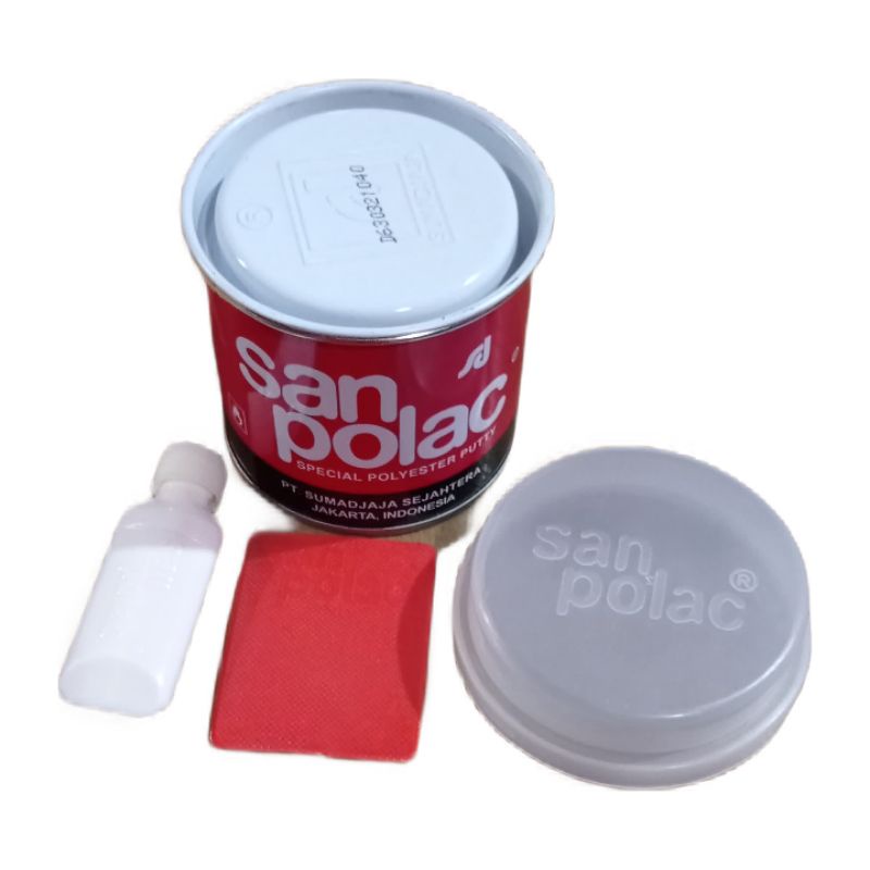 Jual SANPOLAC Dempul Plastik 250 Gram mobil motor plastik fiber ...