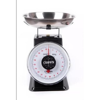 Jual Timbangan Duduk-Jarum 20 kg CROWN Stainless-Barang kokoh Indonesia|Shopee Indonesia