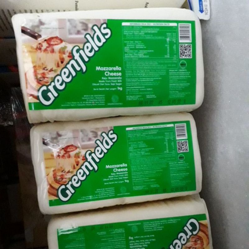 Jual Mozzarella Cheese Greenfields 1 kg | Shopee Indonesia