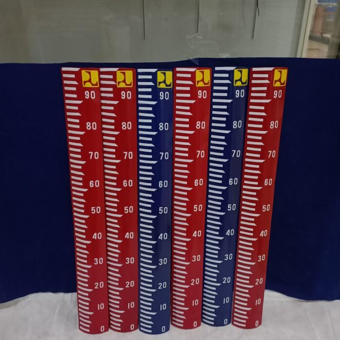 Jual Peil scale Papan duga alat ukur tinggi permukaan air | Shopee ...