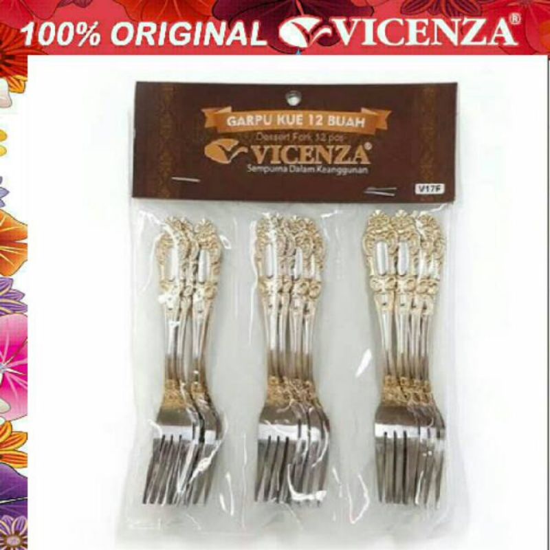 Jual garfu kue vicenza harga 1 lusin | Shopee Indonesia