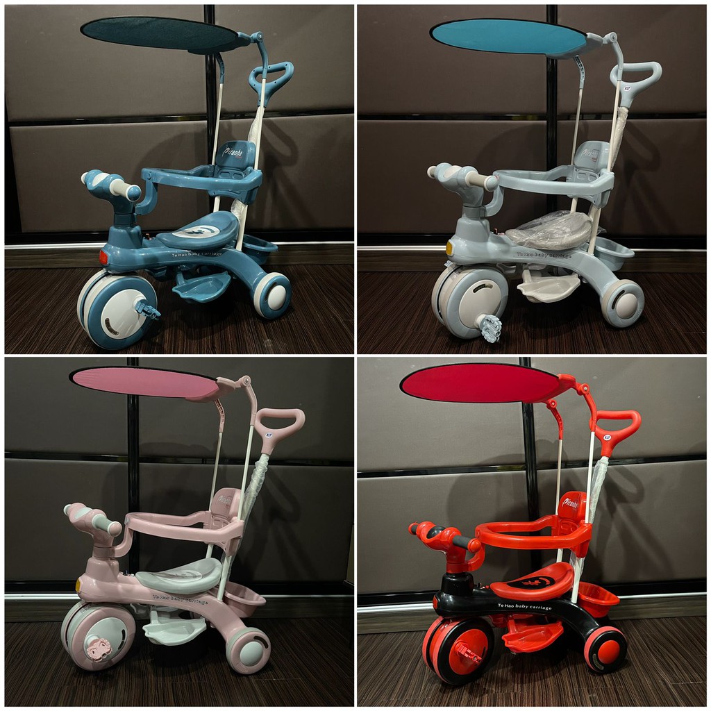 Jual Sepeda Dorong Anak Tiga Roda Tricycle Shincan Kanopi Aerospace ...