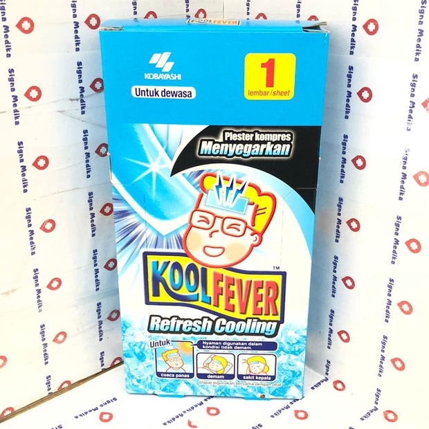Jual Kool Fever Dewasa Box Isi 6 Sachet - Plester Kompres Demam Dewasa ...