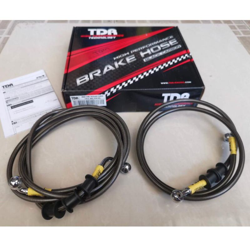 Jual selang rem tdr karbon brake hole tdr karbon non abs buat nmax old nmax new pnp | Shopee ...