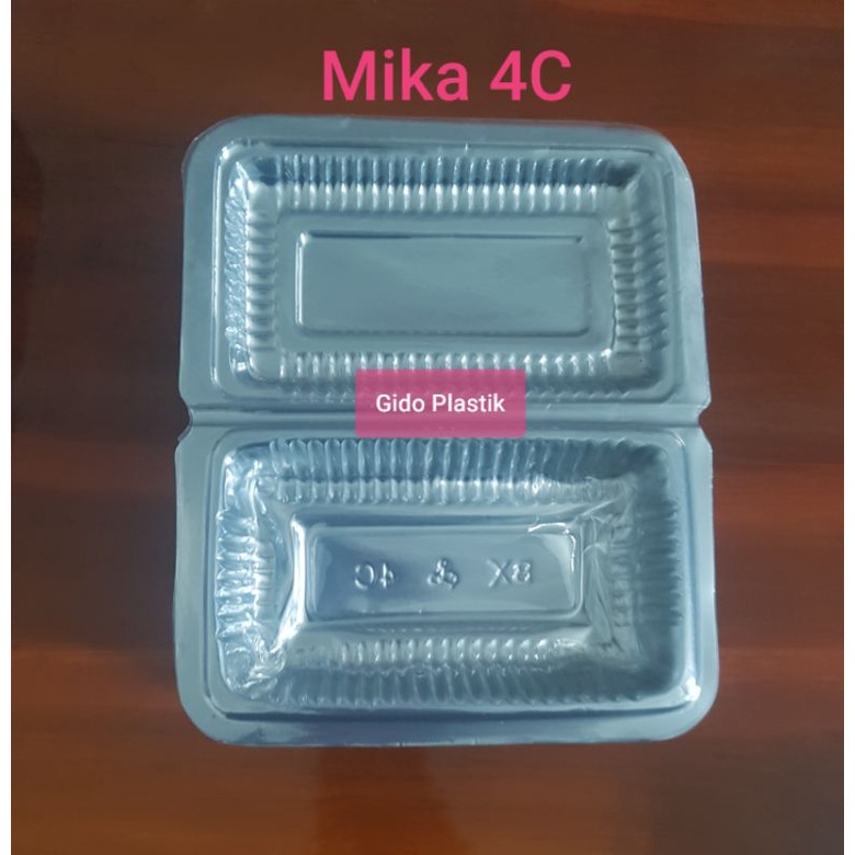 Jual Mika Nasi/Mika Kue/Mika jajan/ mika 4c harga perpack isi 100 pcs ...