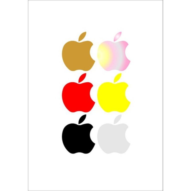 Jual Sticker Logo Apple Iphone stiker cutting stiker viral murah ...