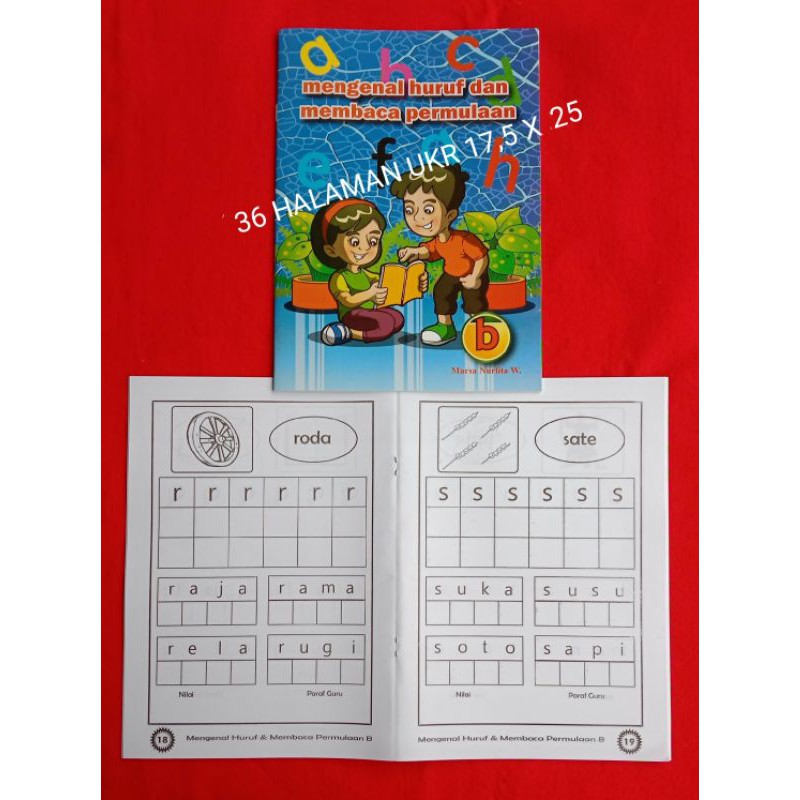 Jual Buku Mengenal Huruf Dan Membaca Permulaan B Buku Anak Tk Paud