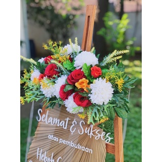 Jual Bunga Papan Akrilik / Papan Bunga Akrilik Custom / Standing Flower ...