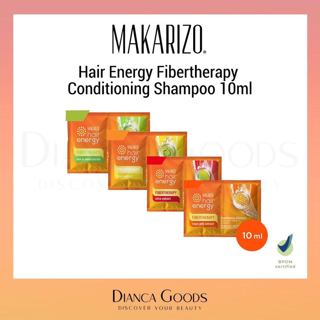 Jual MAKARIZO Hair Energy Fibertherapy Conditioning Shampoo 10 ML Aloe ...