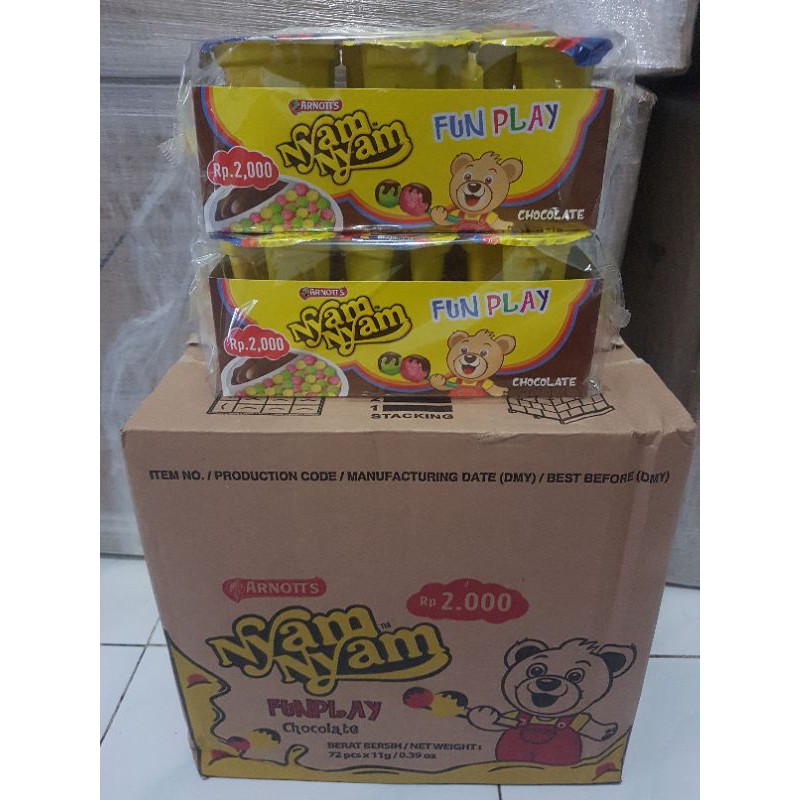 Jual Nyam Nyam Fun Play Isi 12 X 11 Gr Shopee Indonesia