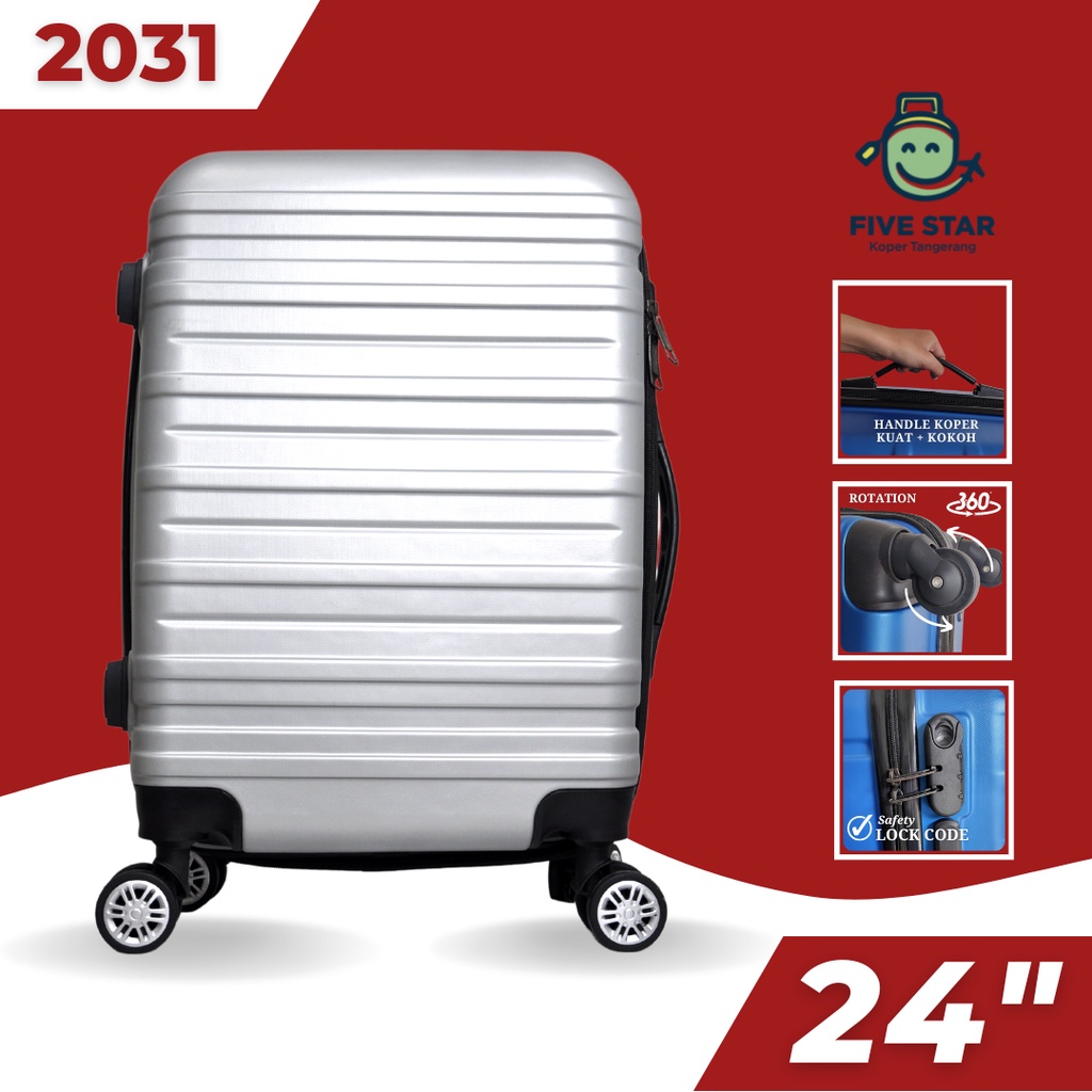 Jual POLOFANS Koper Tipe 2031 size 24 Inch Koper Travel 24 inch Tipe ...