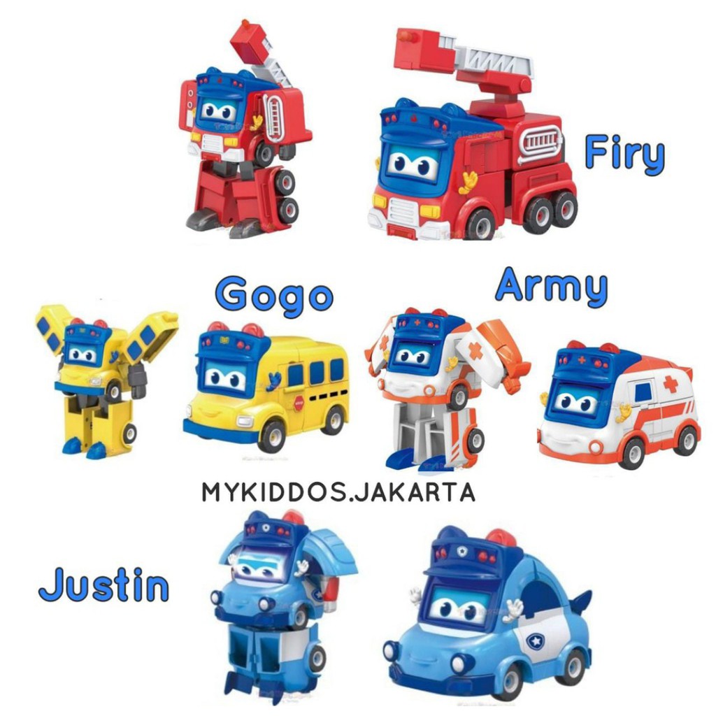 Jual Gogo Bus Transforming Robot Car - Mainan Mobil Robot [Original ...