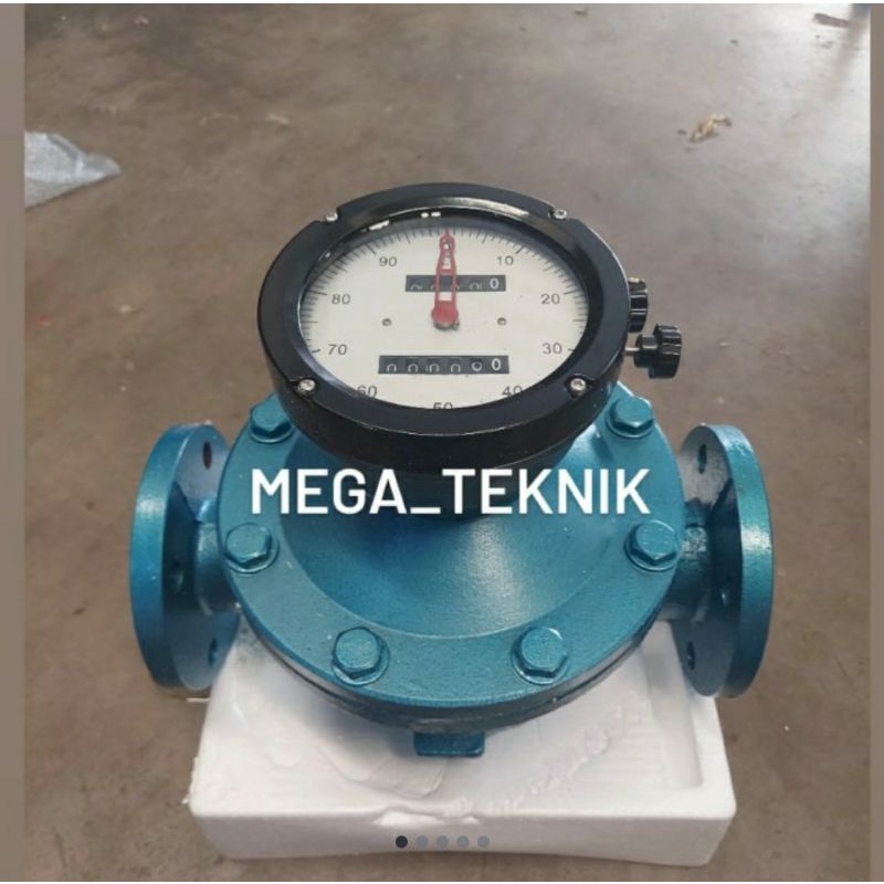 Jual FLOW METER MINYAK SOLAR MODEL FLANGE UKURAN 2" INCHI DN 50MM ...