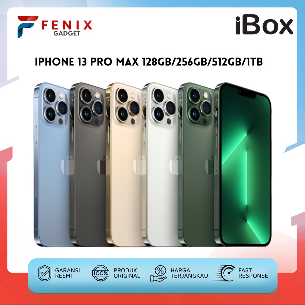 Jual Ip 13 Pro Max 13 fullset 128gb/256gb/512gb/1TB | Shopee Indonesia