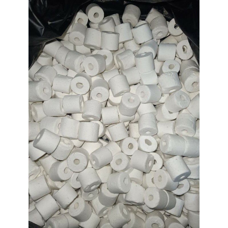 Jual Bioring keramik media filter rumah bakteri biologis 250 gram dan ...