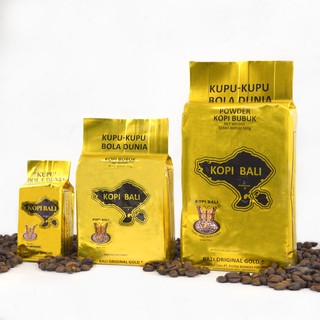 Jual Kopi Bali Gold 100% Pure Cap Kupu Kupu Bola Dunia 100gr | 250gr ...