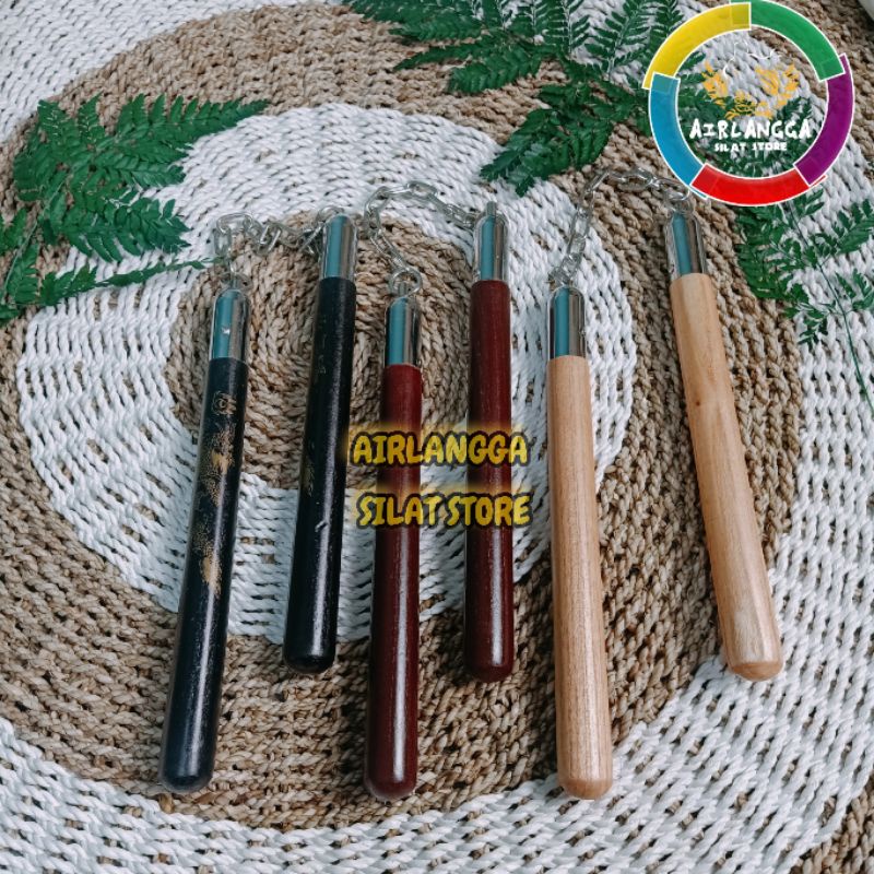 Jual Double stik / nunchaku/ ruyung model kayu dobel stik kayu Nunchaku ...