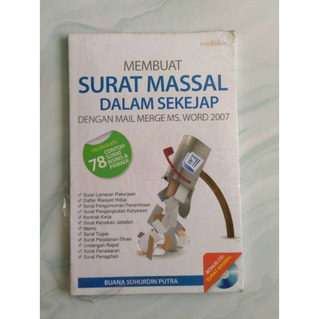 Jual Membuat Surat Massal dalam sekejap dengan mail merge MS WORD 2007 ... Jual Membuat Surat Massal dalam sekejap dengan mail merge MS WORD 2007 ...
