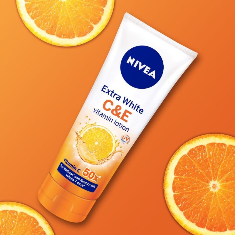 Jual NIVEA Extra Bright C&E Vitamin Lotion 180ml | Shopee Indonesia