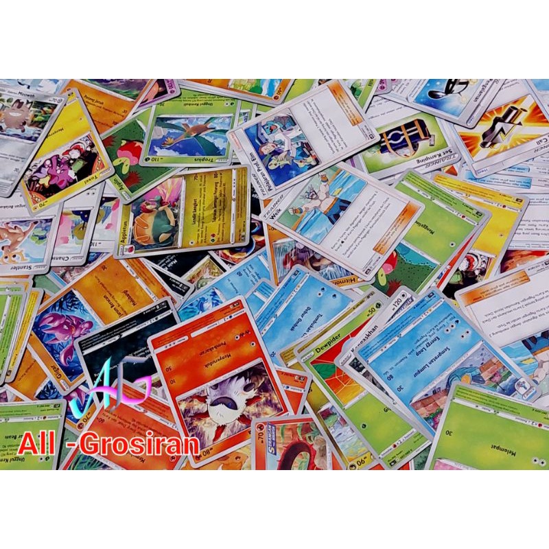 Jual Bulk Kartu Pokemon TCG Indonesia Paket isi 500pcs Random Original - Murah | Shopee Indonesia