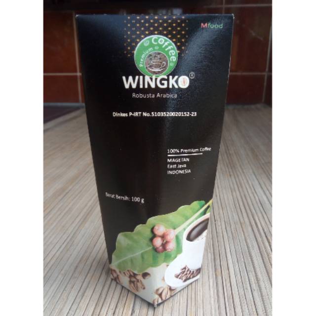Jual Kopi wingko kemasan 100g kopi bland arabika robusta murni | Shopee ...