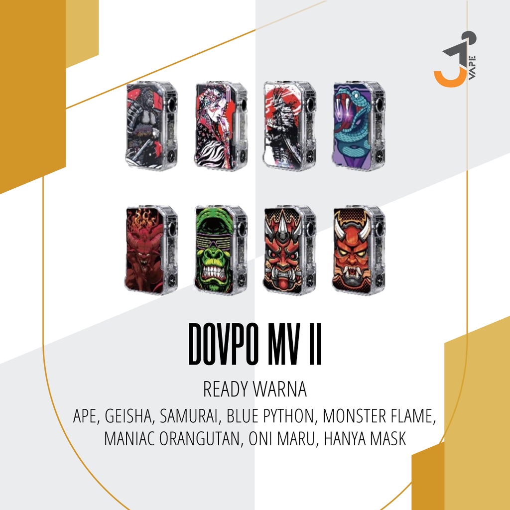 Jual DOVPO MVV II CLEAR EDITION MOD 280W AUTHENTIC BY DOVPO ECIGS VAPOR ...