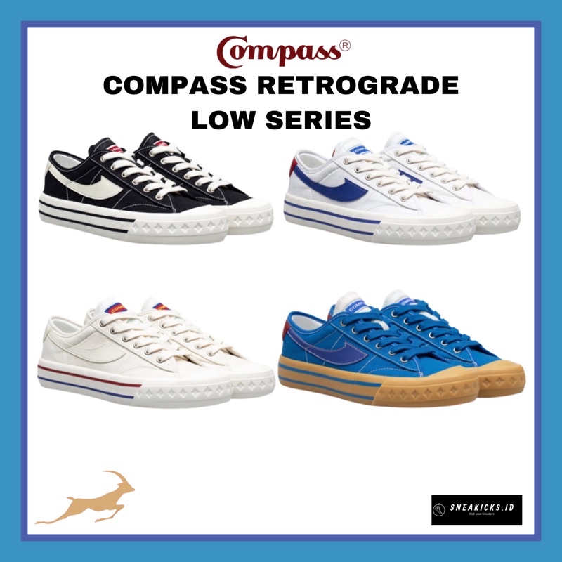 Jual [ORIGINAL] SEPATU COMPASS RETROGRADE LOW Indonesia|Shopee Indonesia